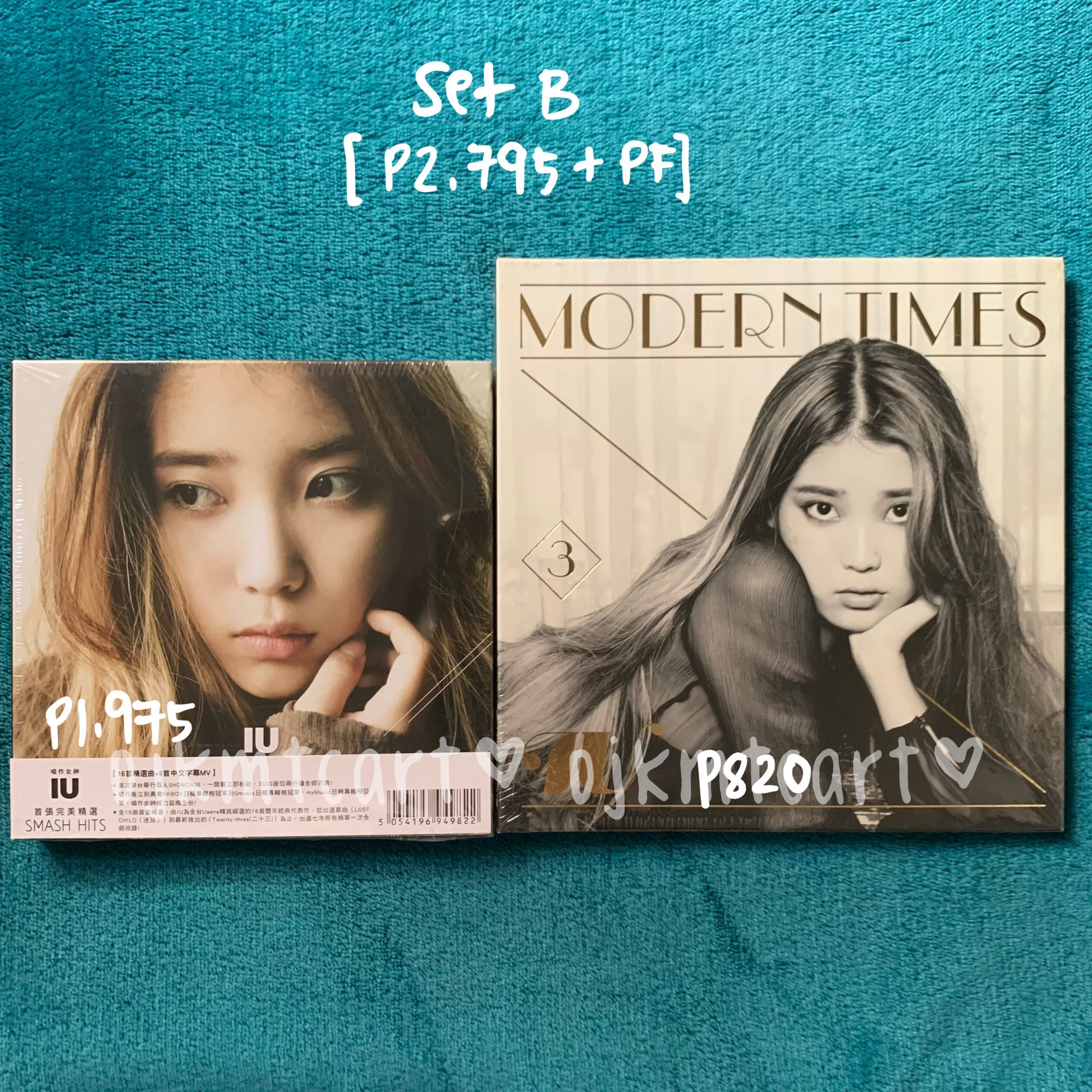 [SET] IU Korean and Taiwanese Albums - Smash Hits Modern Times, Hobbies & Toys, Memorabilia ...