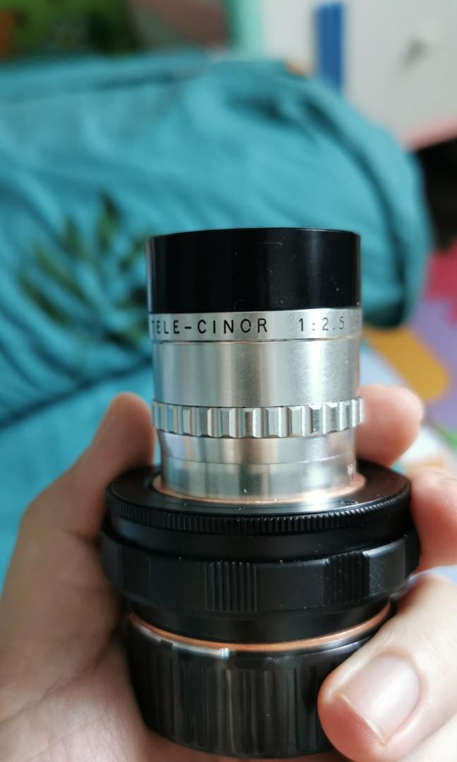 SOM BERTHIOT TELE-CINOR 75mm F2.5 cine lens M mount, Photography, Lens ...
