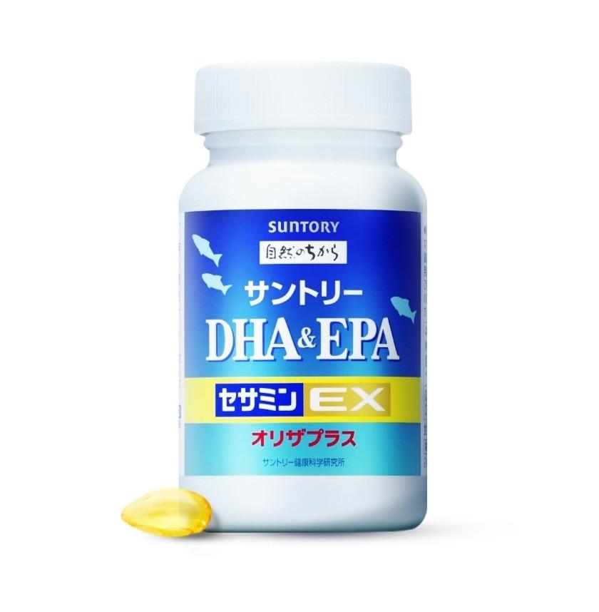 Suntory DHA & EPA + Sesamin EX 120 Softgels, Health & Nutrition, Health Supplements, Vitamins ...