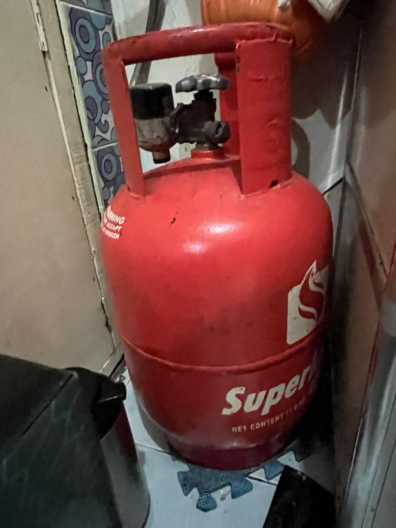 Super kalan tank , regulator and burner, Furniture & Home Living ...