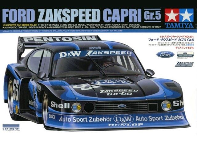 Tamiya 1/24 pre made painted Ford Zakspeed Capri Gr. 5 (discontinued ...
