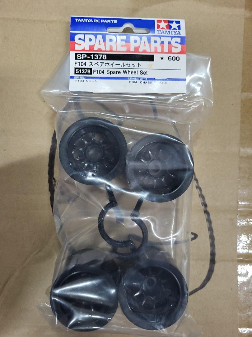 Tamiya 田宮模型 遙控車 雙星 孖星 51378 F104 Spare Wheel set, 其他, 其他 - Carousell