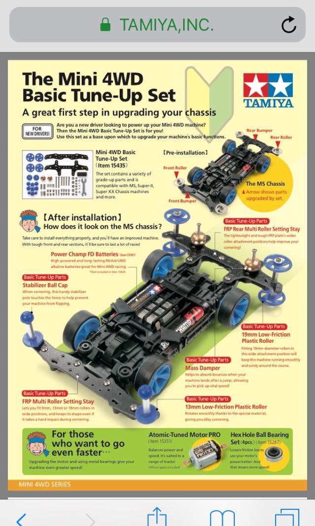 Tamiya Rising Edge Mini 4WD 1/32, Hobbies & Toys, Toys & Games on Carousell
