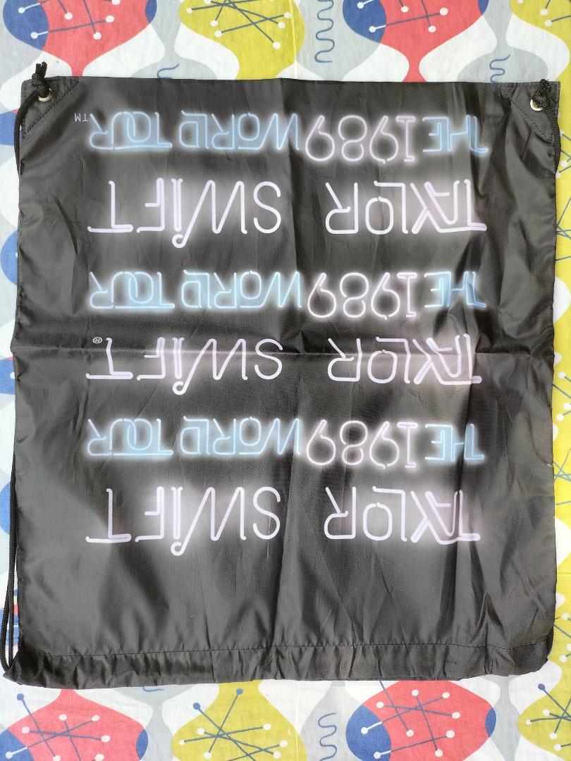 Taylor Swift - 1989 Drawstring Bag, Men's Fashion, Bags, Sling Bags on ...