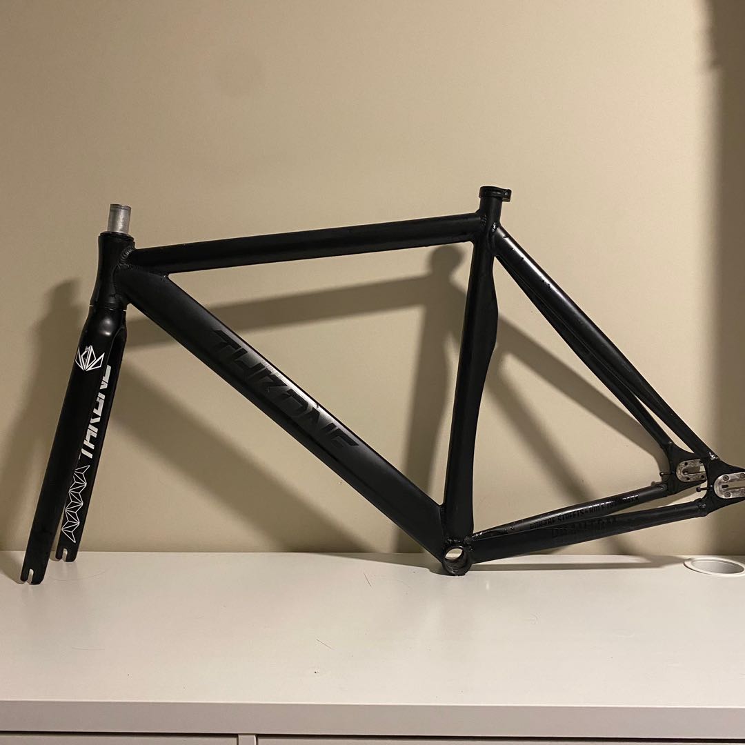 Throne phantom blackout frameset ( looking to trade with skream cinelli ...