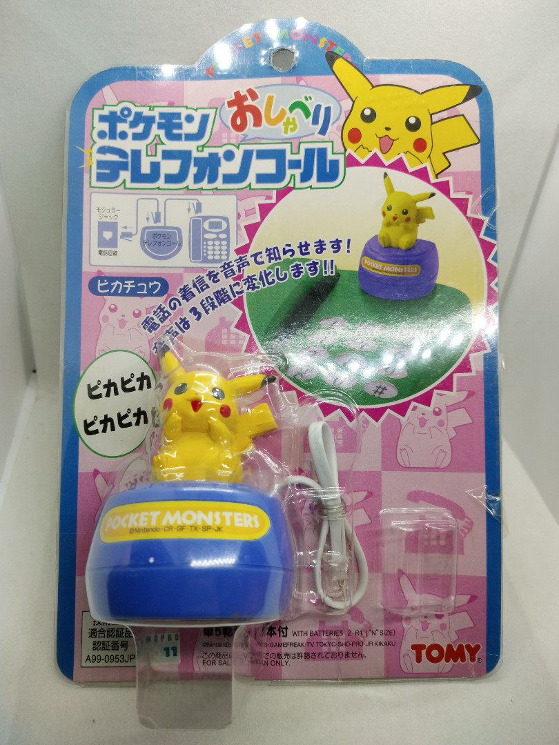 Tomy - Pokemon - Talking Notification Telephone Call - Pikachu ...