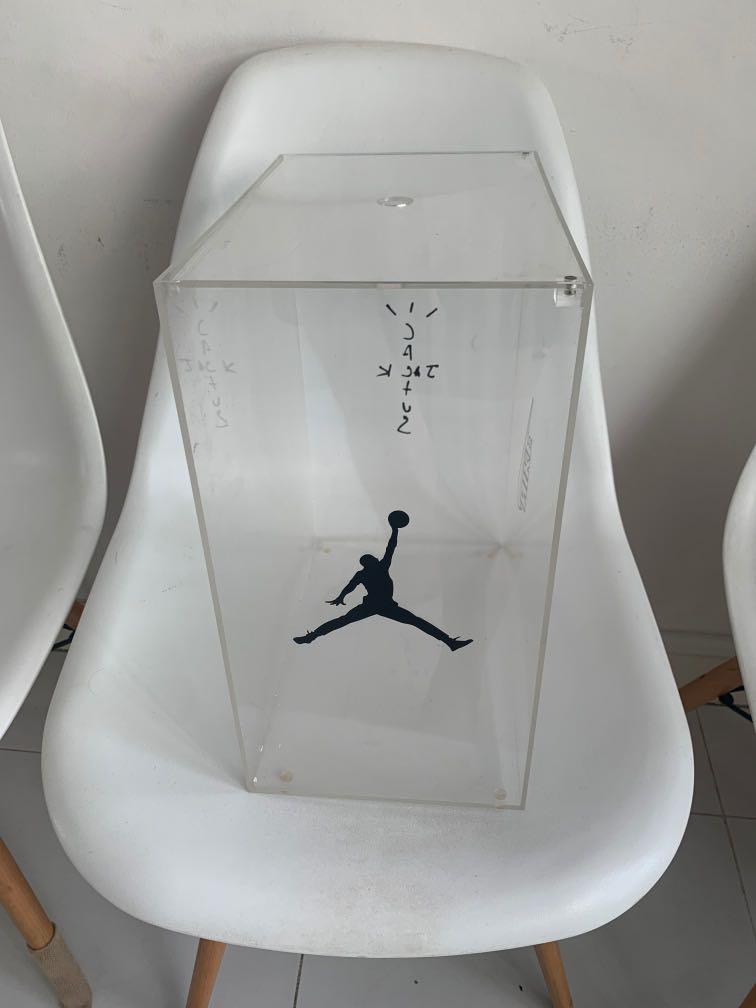 Travis Scott Cactus Jack Jordans Acrylic Shoe Case Box, Men's Fashion ...