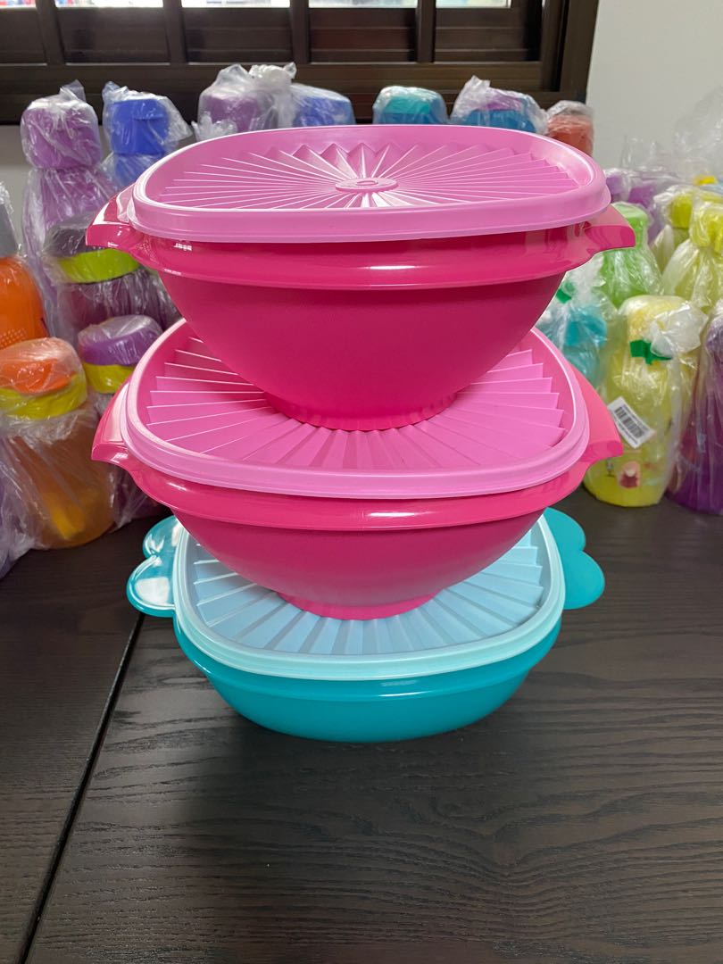 Tupperware Salad Bowls, Furniture & Home Living, Kitchenware ...