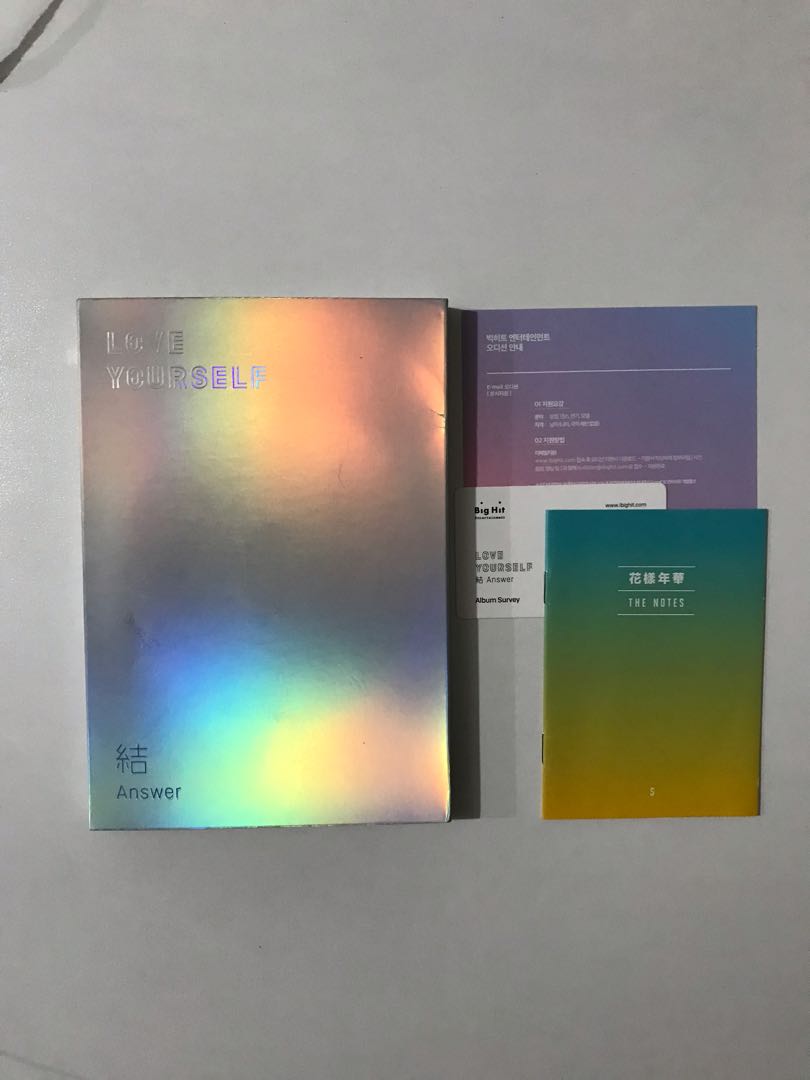 Unsealed BTS Album LY Answer w/ Poster, Hobbies & Toys, Memorabilia ...