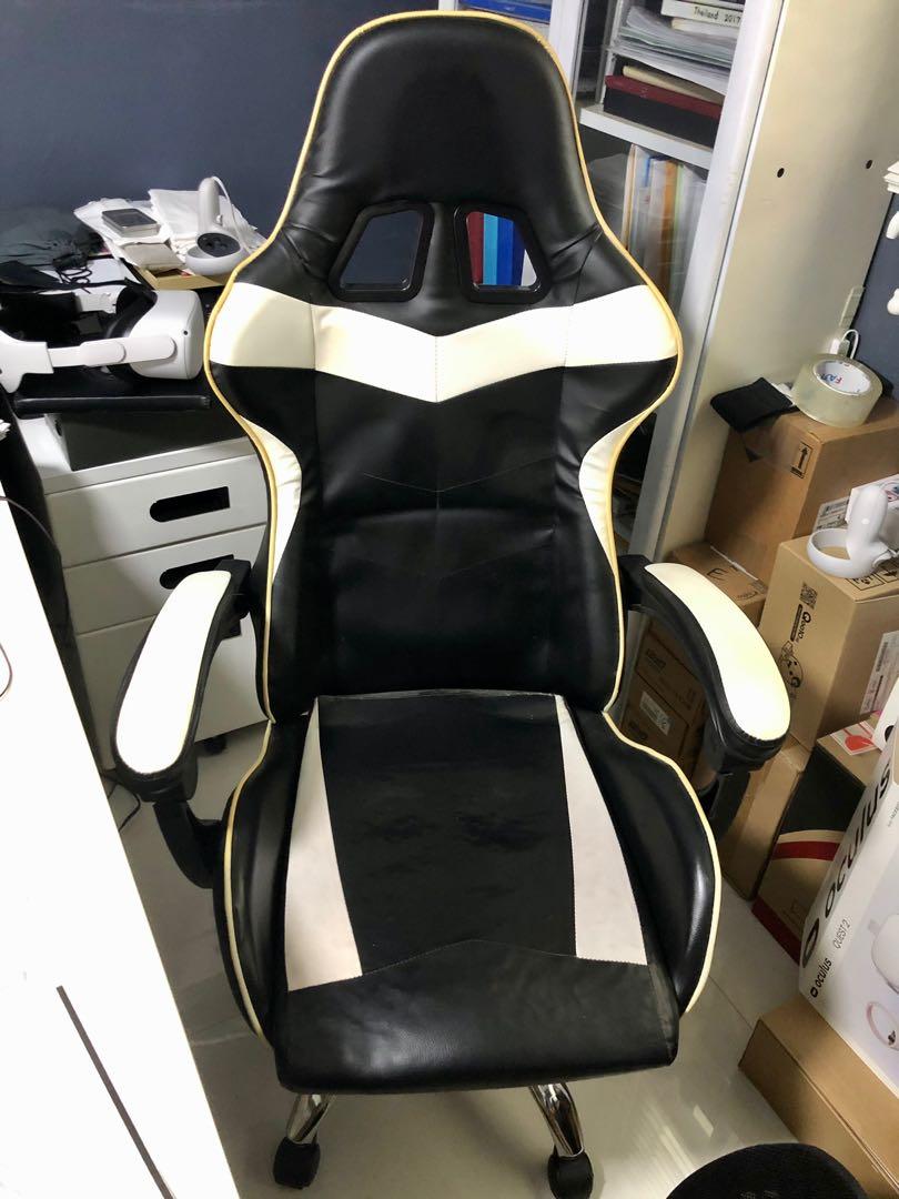 Used gaming chair, Furniture & Home Living, Furniture, Chairs on Carousell