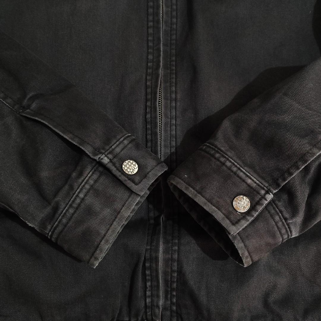 Vintage Hawk Workwear Sherpa Lined Harrington Jacket, Men's Fashion ...