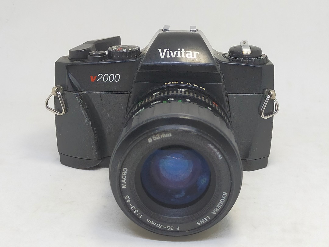 vivitar v2000 film slr, Photography, Cameras on Carousell