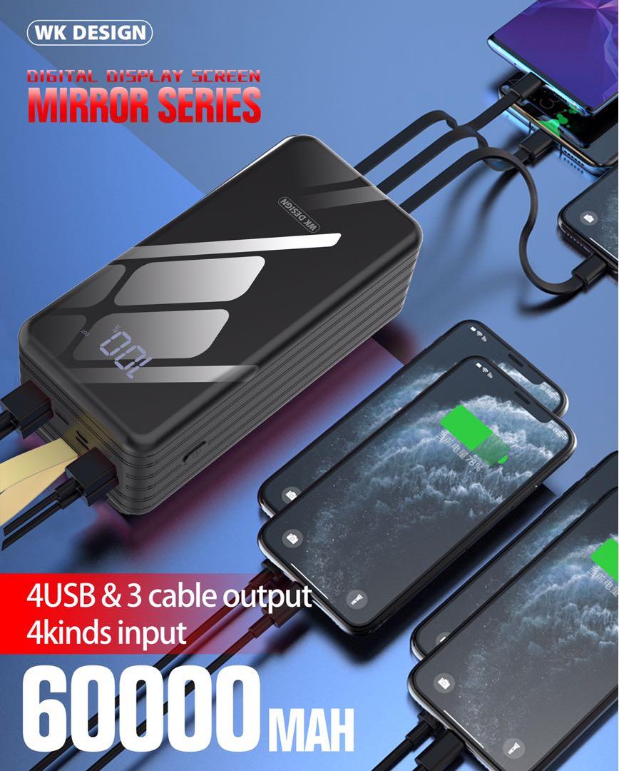 WK DESIGN Model: WP-677 Multiple Output & Input LED Digital Display ...