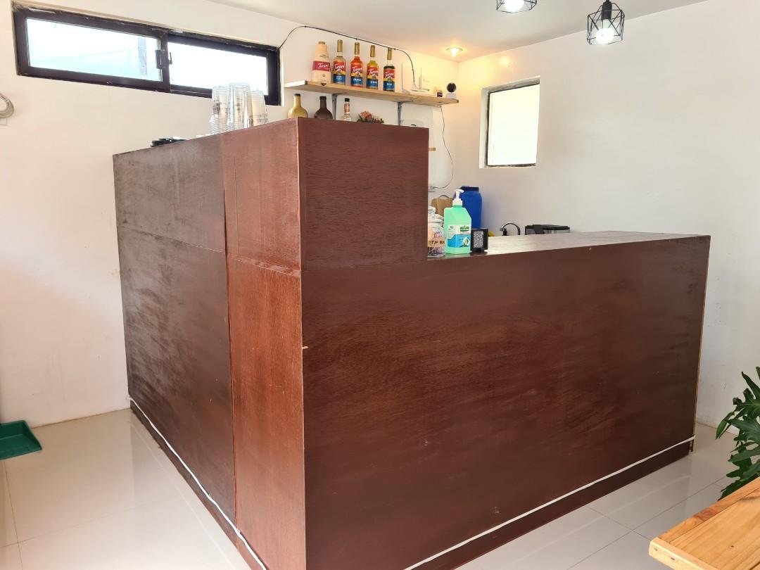 Wooden Bar Counter | Cavite Area, Furniture & Home Living, Furniture ...