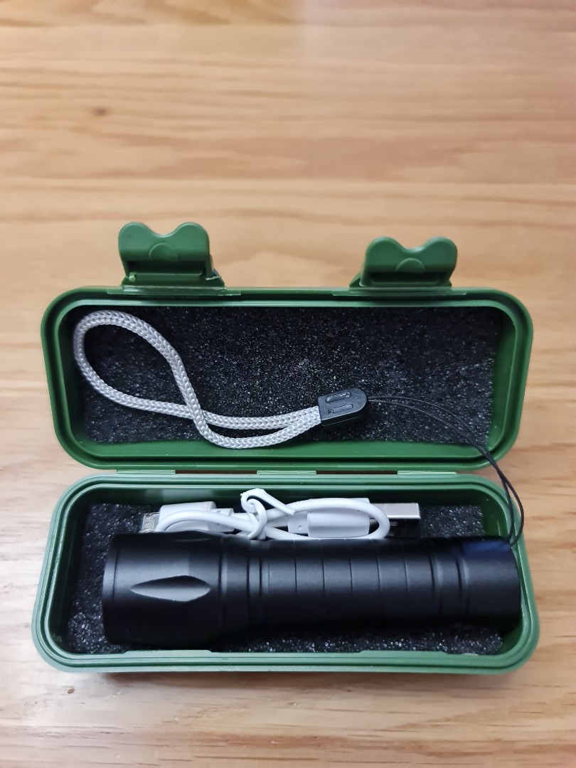 XPE COB Rechargeable Compact Tactical Torch (Flash) Light (Brand New ...