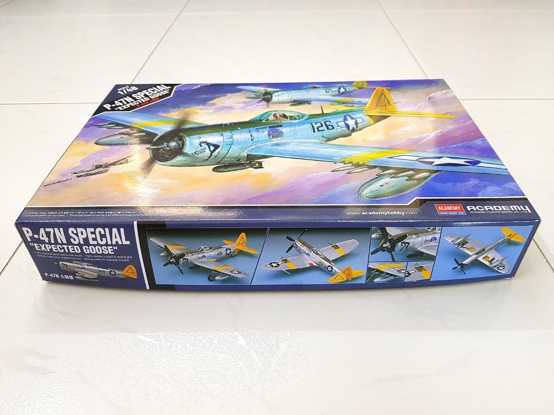 1/48 #12281 Academy USAF Fighter Bomber P-47N Special "Expected Goose ...