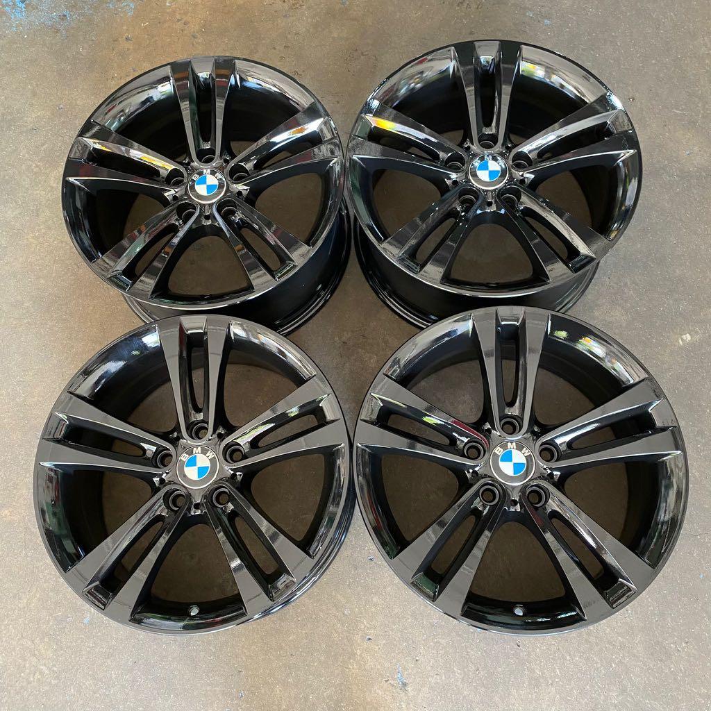 18 inch bmw staggered rims 5X120 F30/F10, Car Accessories, Tyres & Rims ...