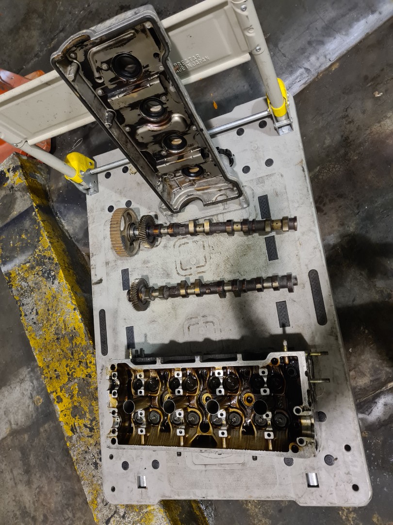 4afe valve cylinder ae111 ae101, Car Accessories, Accessories on Carousell