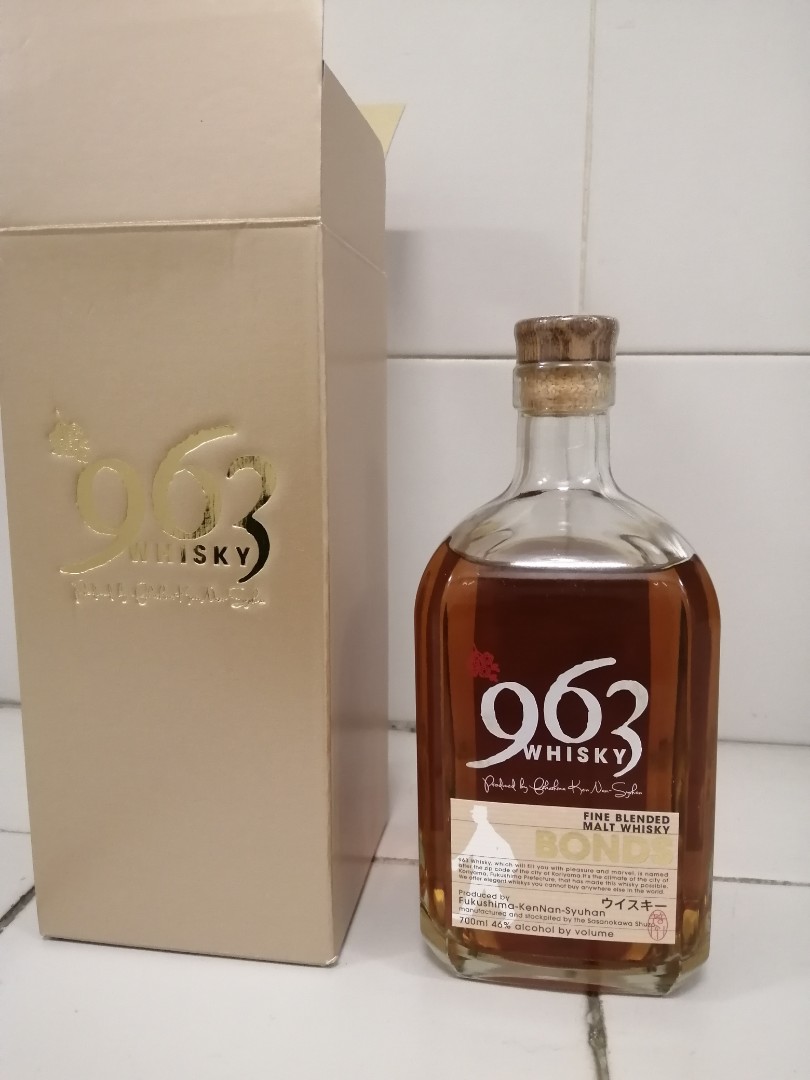 963 Blended Whisky BONDS 笹の川酒造963日本威士忌BONDS 700ml, 嘢食 & 嘢飲, 酒精飲料 ...