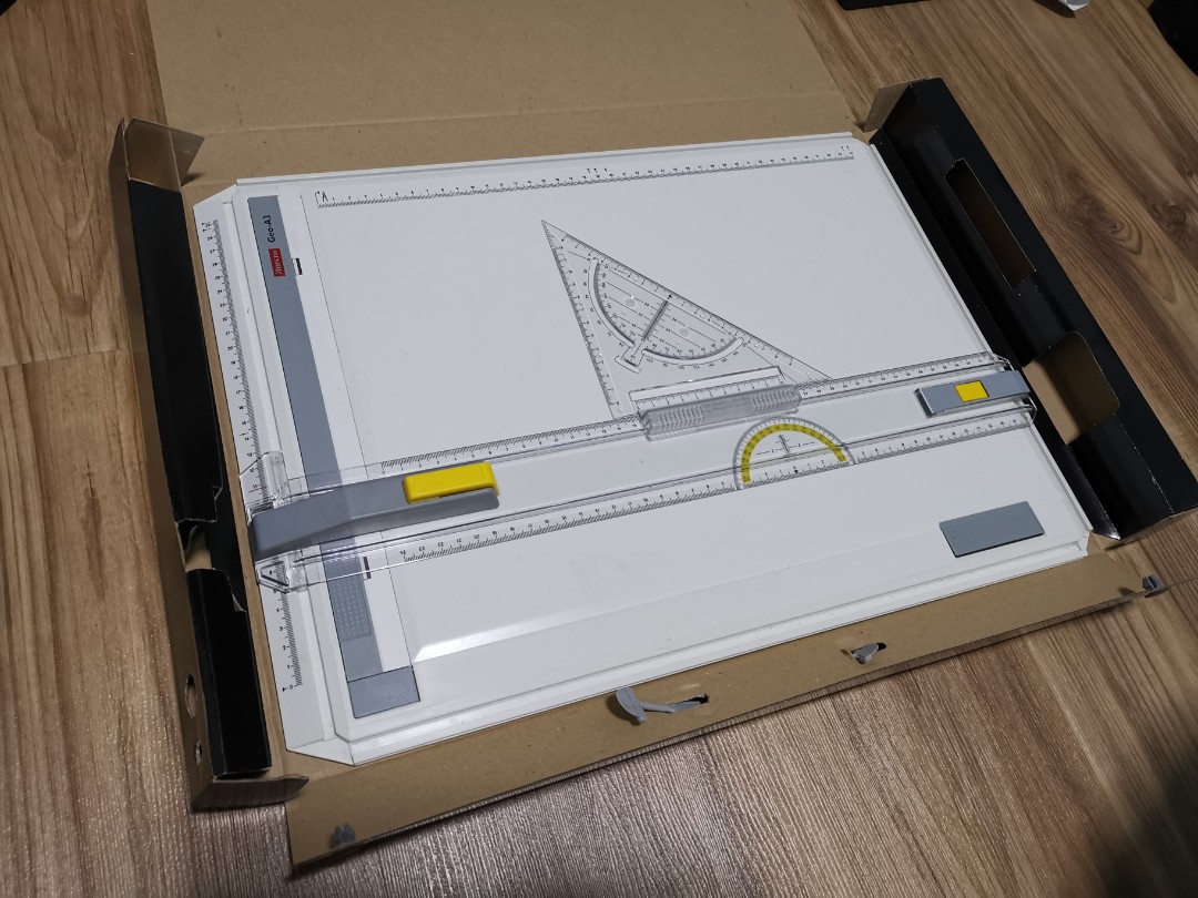 A3 Drawing Board w/ free items, Everything Else on Carousell