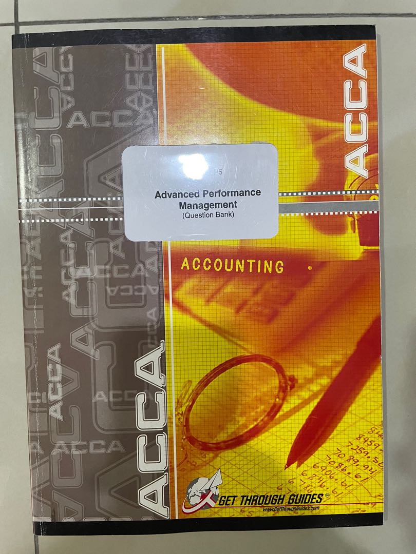 ACCA Accounting Paper P5 Advanced Performance Management Question Bank ...