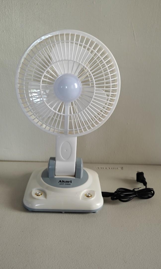 Akari LED Desk Fan, Furniture & Home Living, Lighting & Fans, Fans on ...