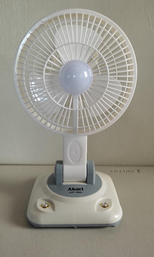Akari LED Desk Fan, Furniture & Home Living, Lighting & Fans, Fans on ...