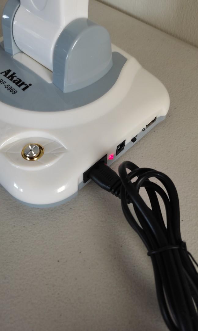 Akari LED Desk Fan, Furniture & Home Living, Lighting & Fans, Fans on ...