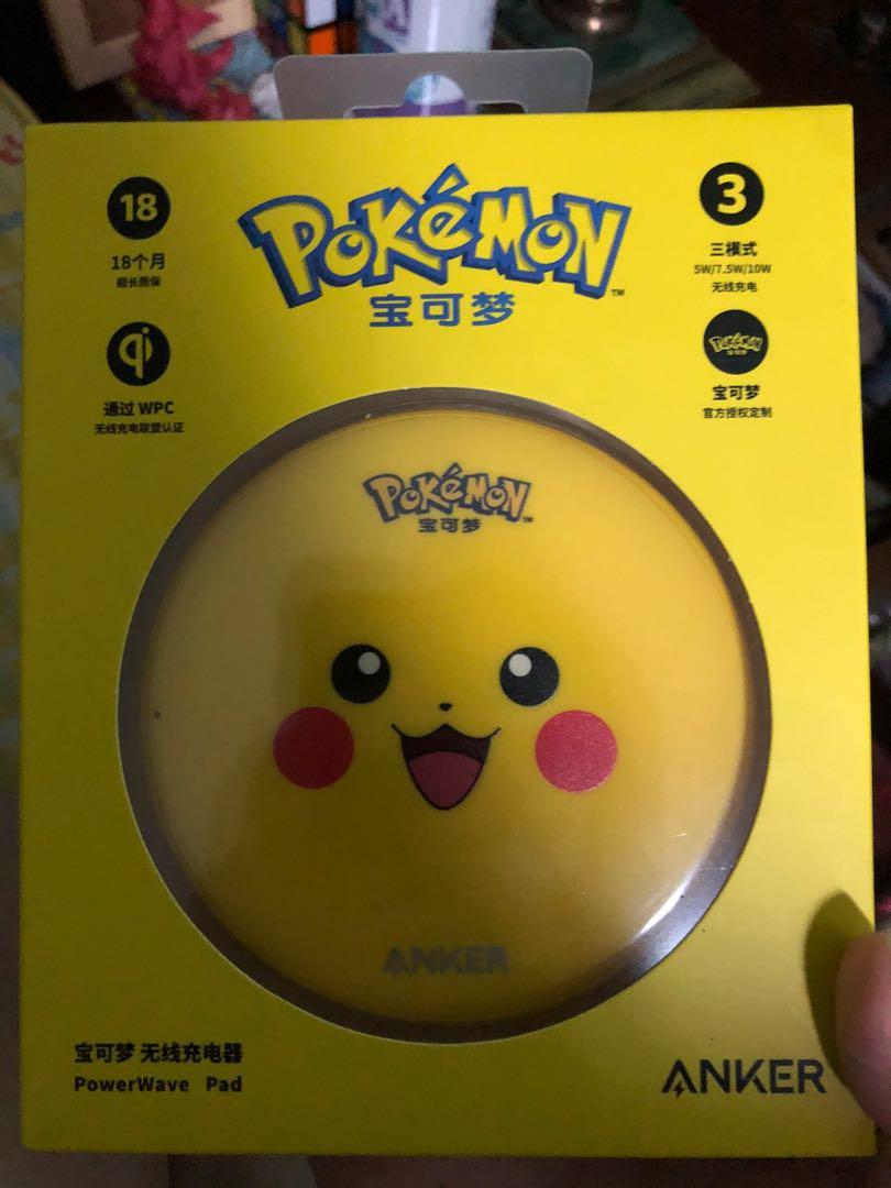 Anker Pokemon Pikachu Wireless Charger, Mobile Phones & Gadgets, Mobile ...