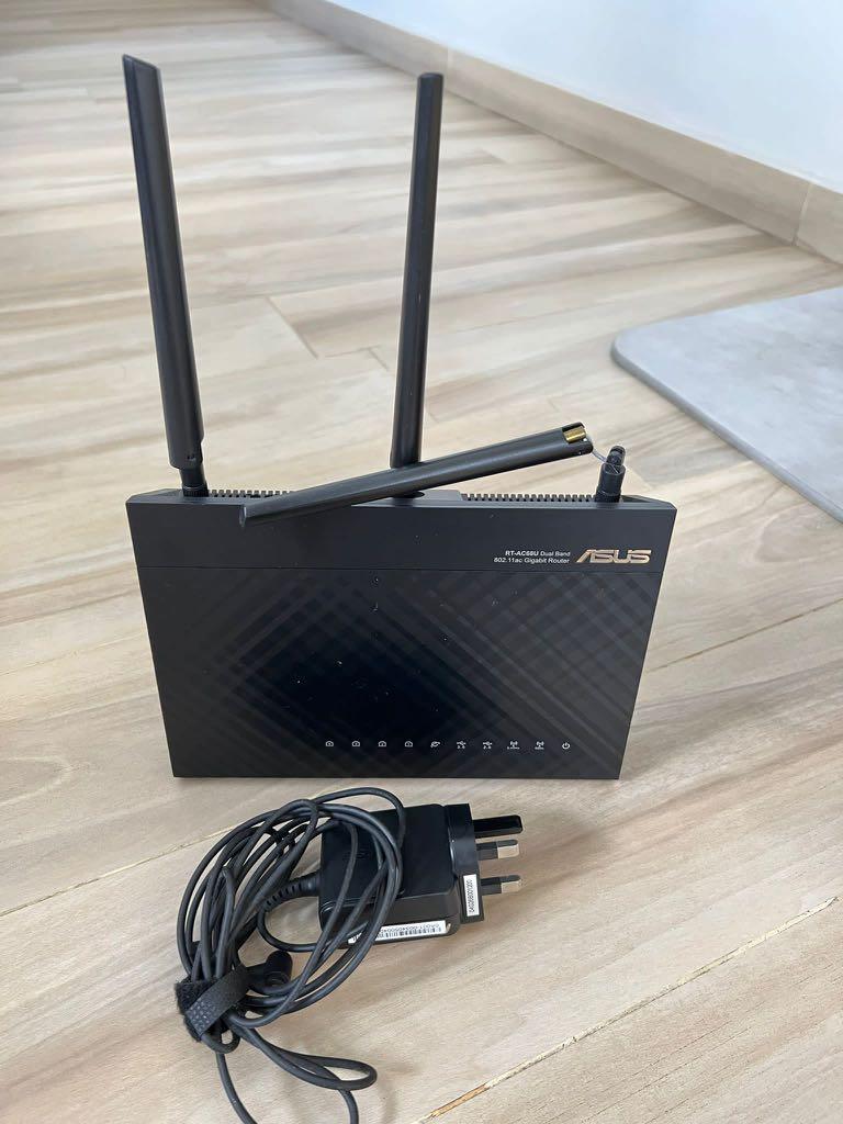 Asus AC68U Dual Band Gigabit Router, Computers & Tech, Parts ...