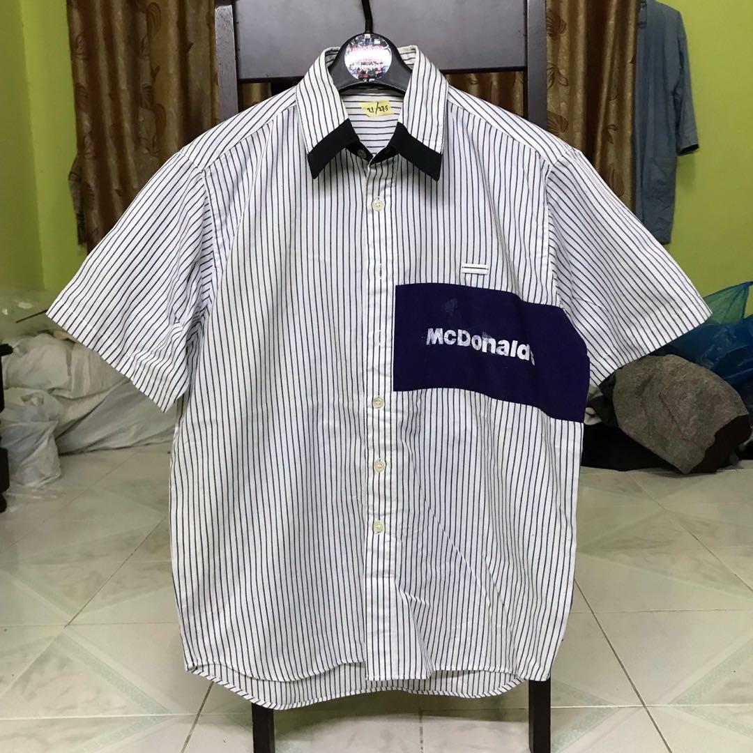 Baju staff MCD, Men's Fashion, Tops & Sets, Tshirts & Polo Shirts on ...