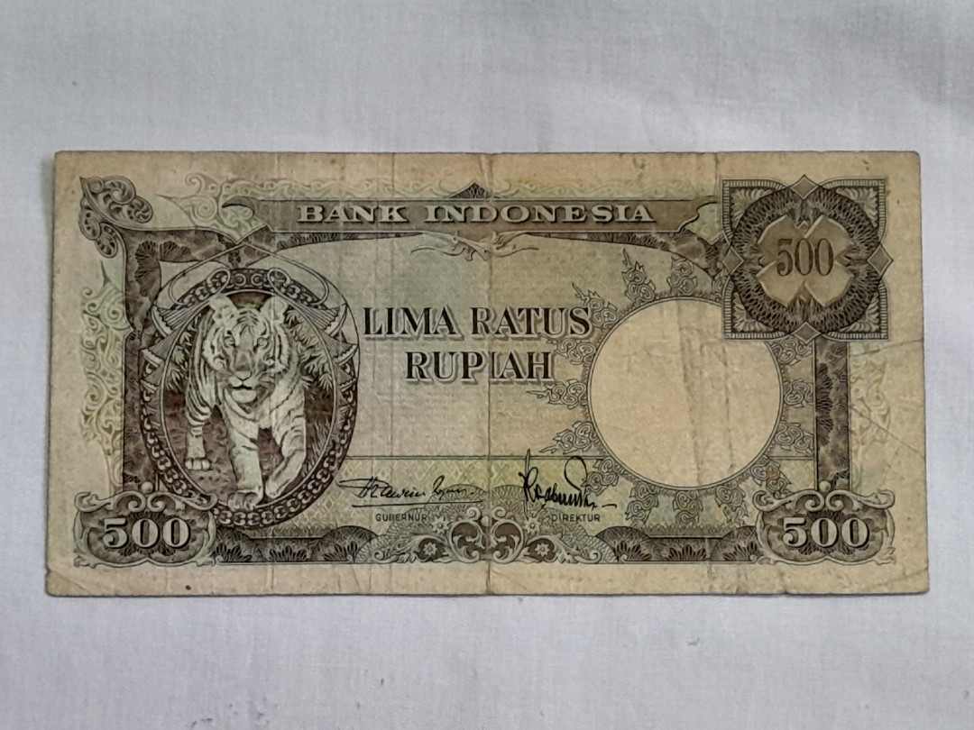 Bank Indonesia 500 Lima Ratus Rupiah 1957, Hobbies & Toys, Memorabilia ...