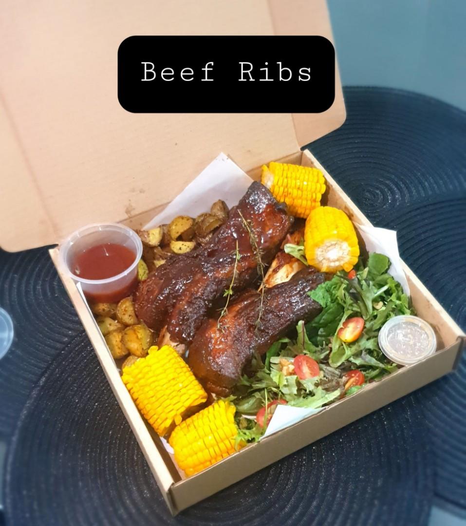 Beef Ribs Box (Halal), Food & Drinks, Local Eats on Carousell