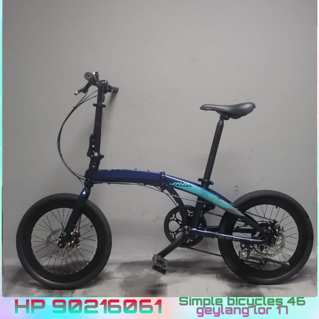 Bicycles, JAVA Zelo 20" rim folding bike, 7 speed shimano gear, Sports ...