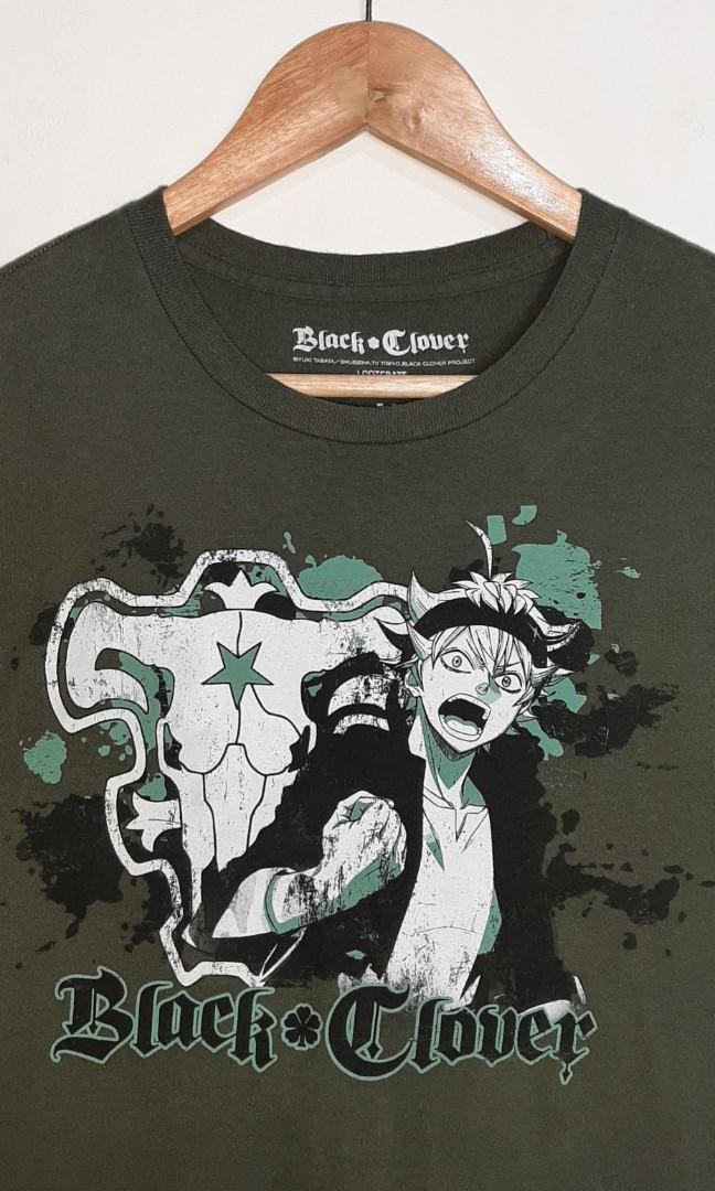 Black Clover Official Merch Tee, Men's Fashion, Tops & Sets, Tshirts ...