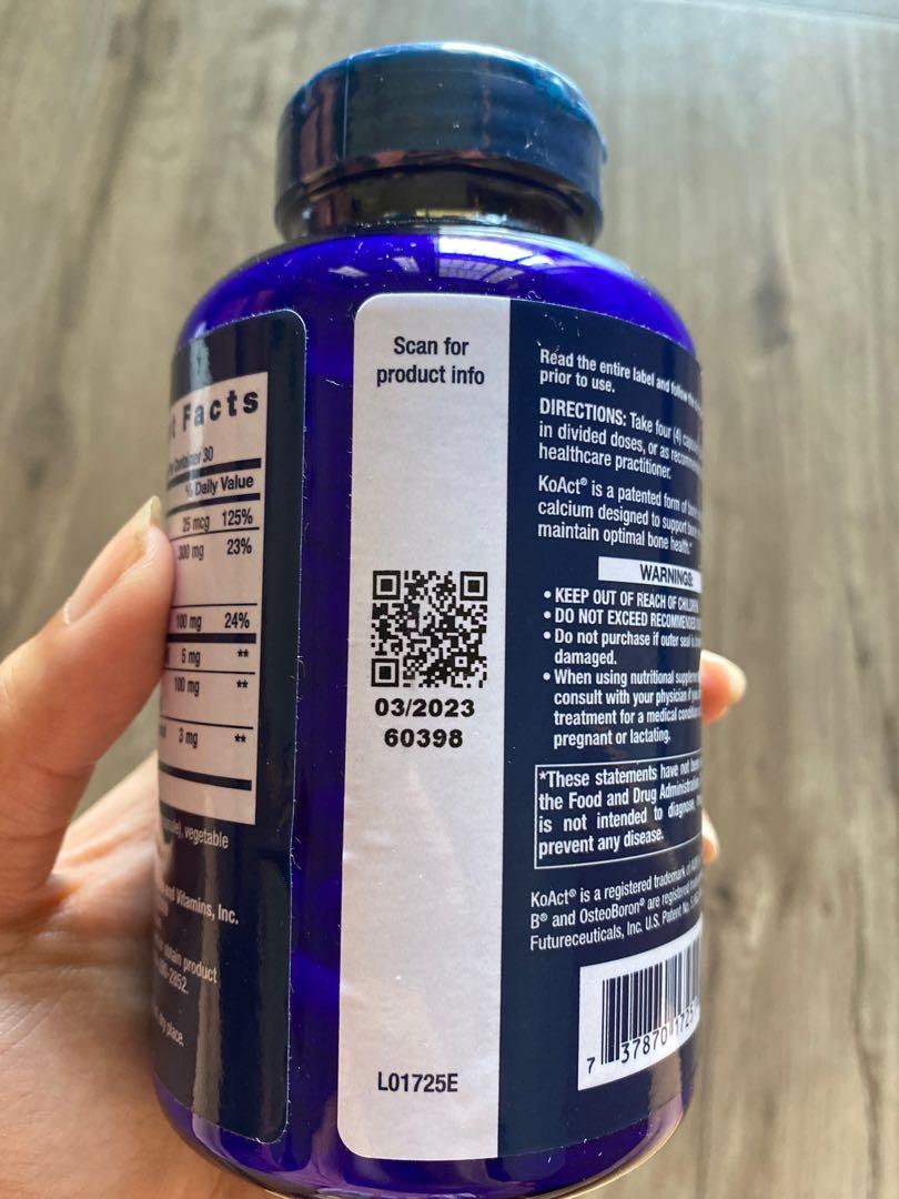 Bone Strength Calcium Collagen, Health & Nutrition, Health Supplements ...