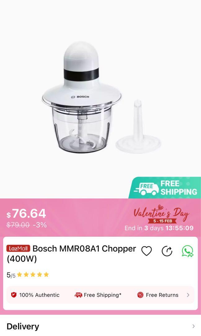 [Brand new] Bosch Chopper Food Processor, TV & Home Appliances, Kitchen ...