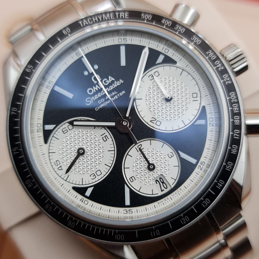 Brand New Omega Speedmaster Racing Reverse Panda Co-Axial Chronometer ...