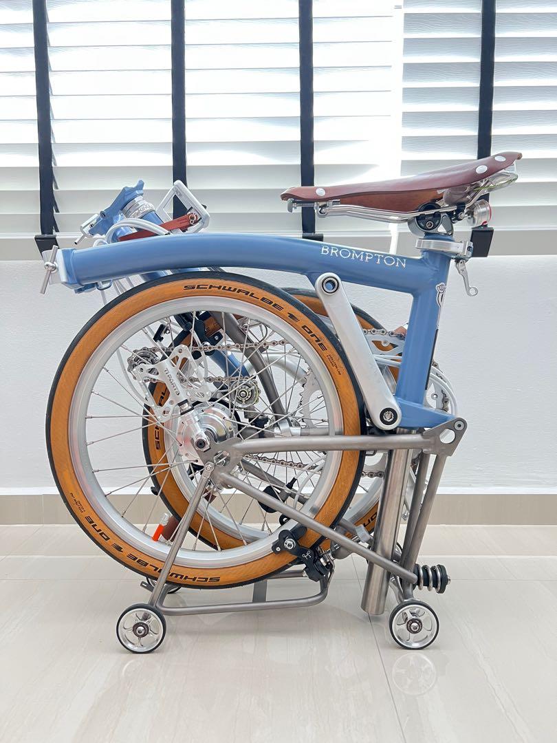 Brompton M6Lx - cloud blue super light, Sports Equipment, Bicycles ...