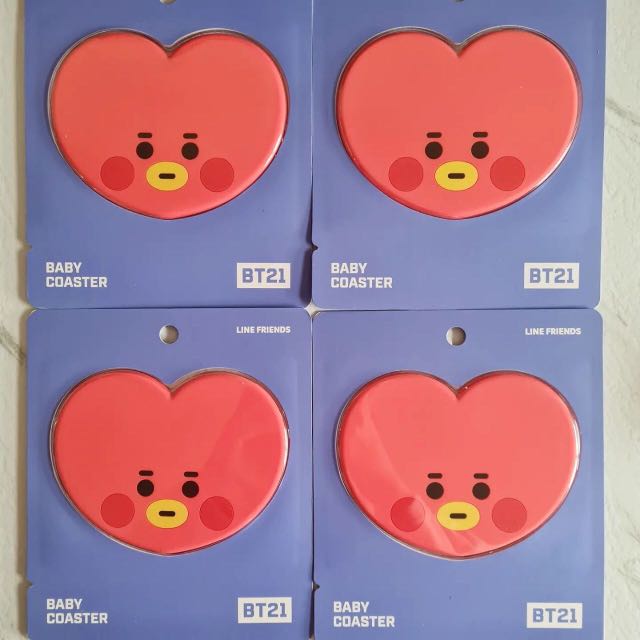 BT21 BABY Silicone Coaster [Tata], Hobbies & Toys, Memorabilia ...