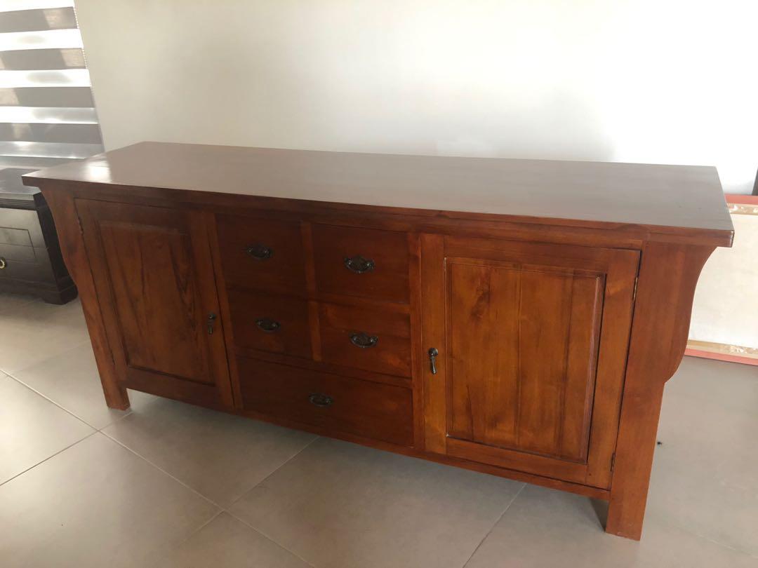 Buffet Table, Furniture & Home Living, Furniture, Shelves, Cabinets ...