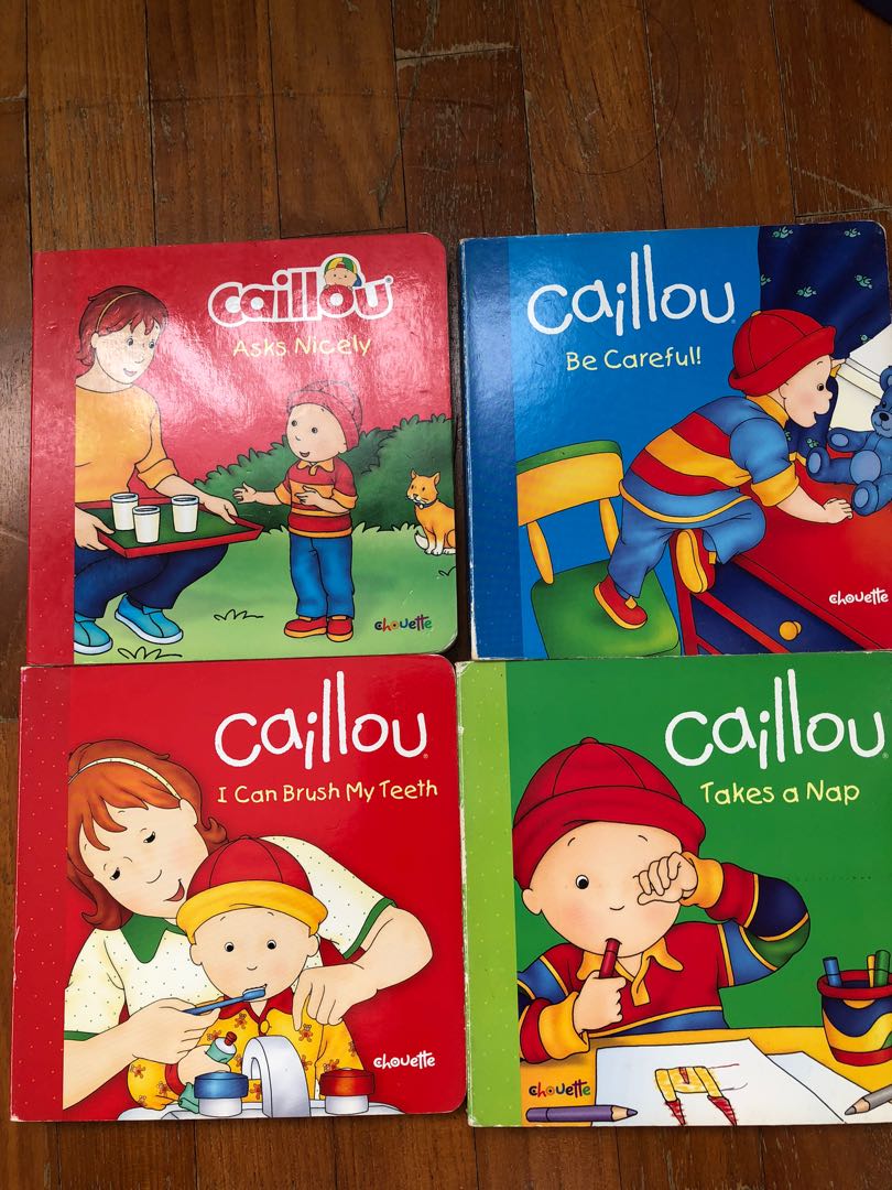 Caillou Step by step books series, Hobbies & Toys, Books & Magazines ...