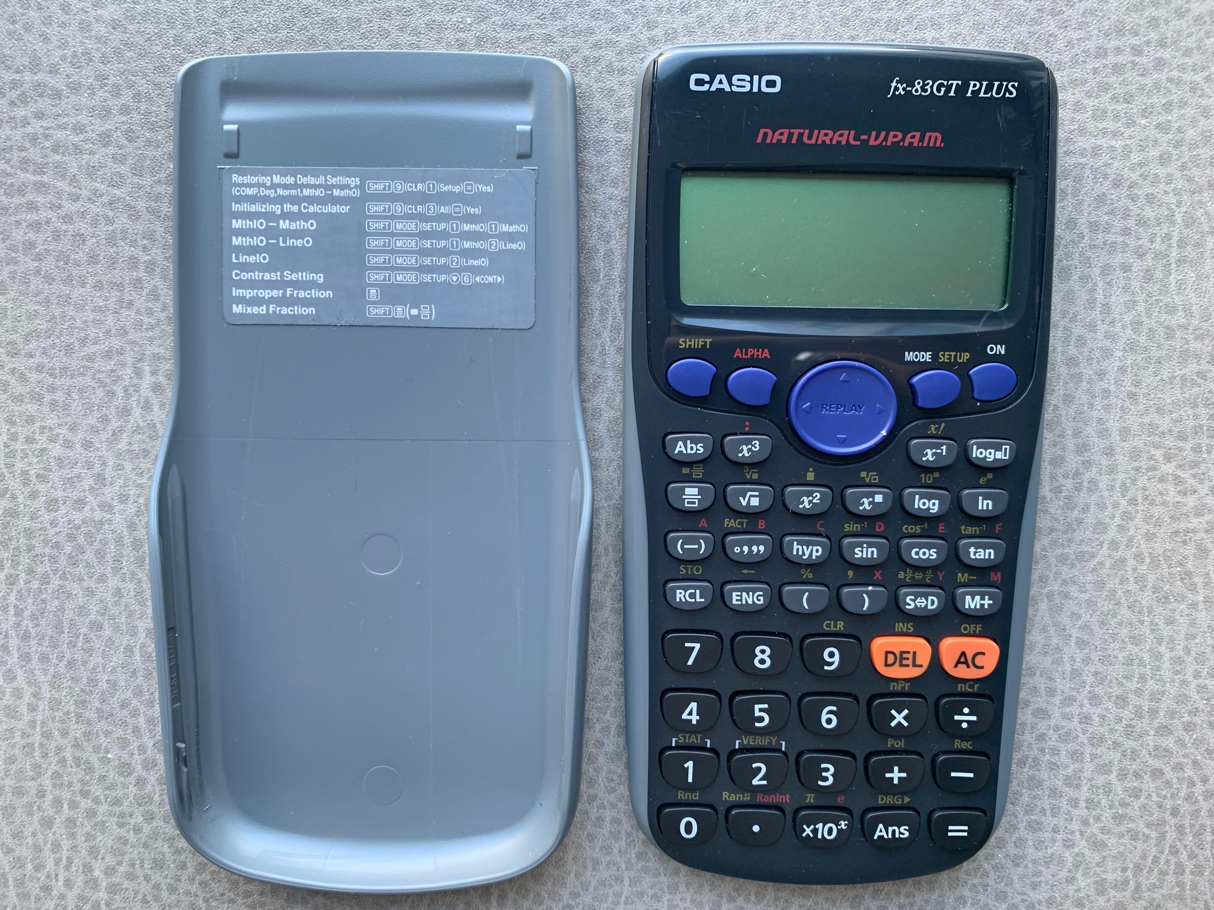 Casio fx-83GT PLUS Calculator, 手提電話, 其他 - Carousell