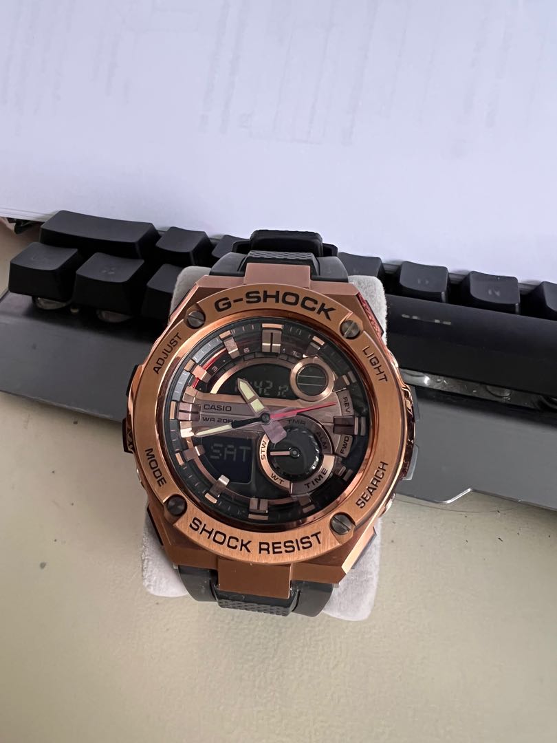 Casio G-Shock G-Steel Analog GST-210B-4A Men’s Watch, Men's Fashion ...