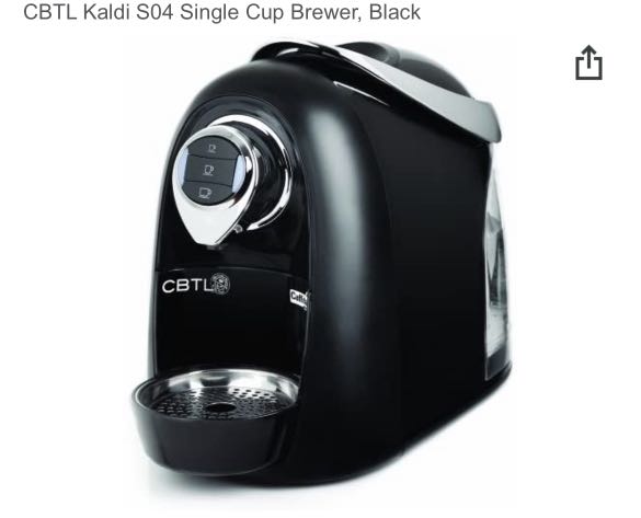 CBTL Coffee Machine, TV & Home Appliances, Kitchen Appliances, Coffee ...