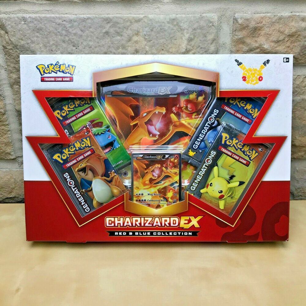 Charizard EX Generations Red & Blue Collection Pokemon Box, Hobbies ...