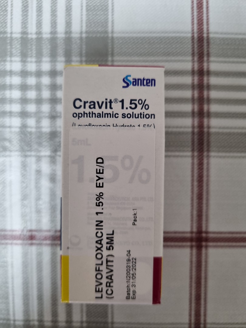 Cravit eye drops, Beauty & Personal Care, Vision Care on Carousell