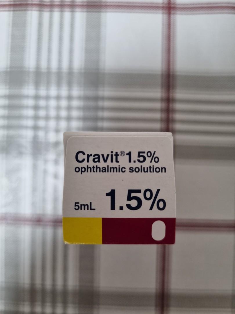 Cravit eye drops, Beauty & Personal Care, Vision Care on Carousell