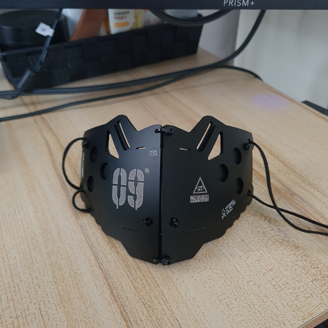 Cyberpunk face mask, Health & Nutrition, Face Masks & Face Shields on ...