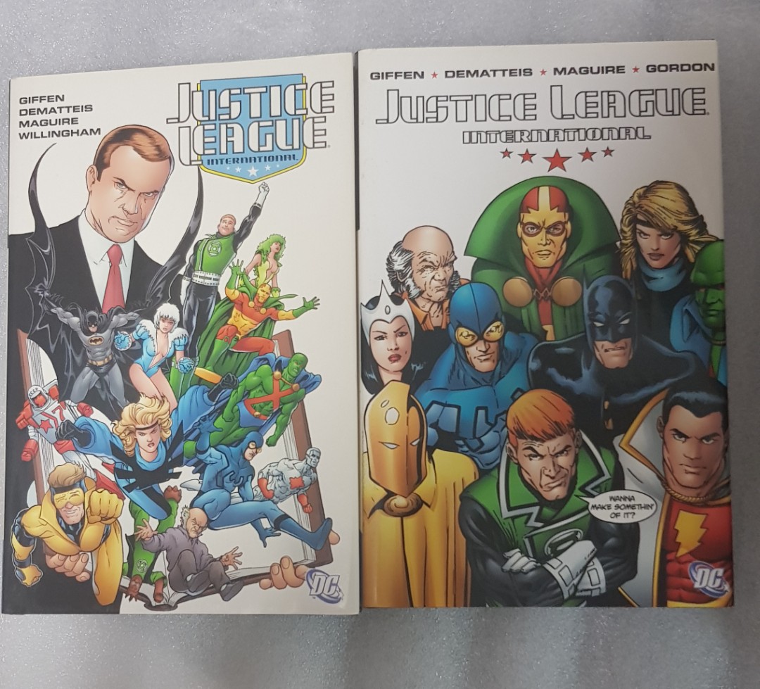 DC hard cover comics justice league international vol 1&2 2 book@ $20 ...